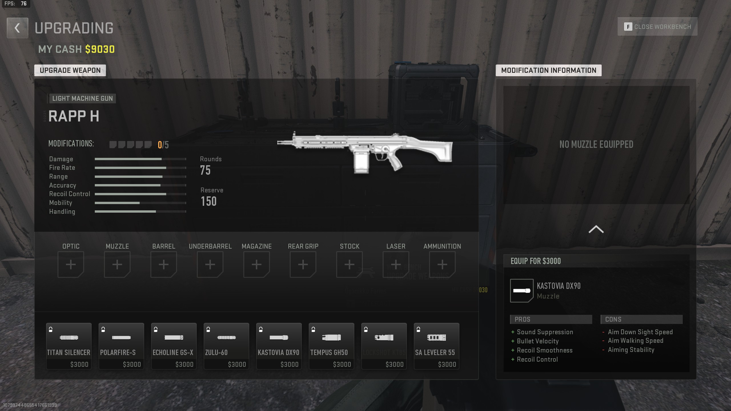 How to customize contraband weapons at the Workbench in DMZ - Dot ...